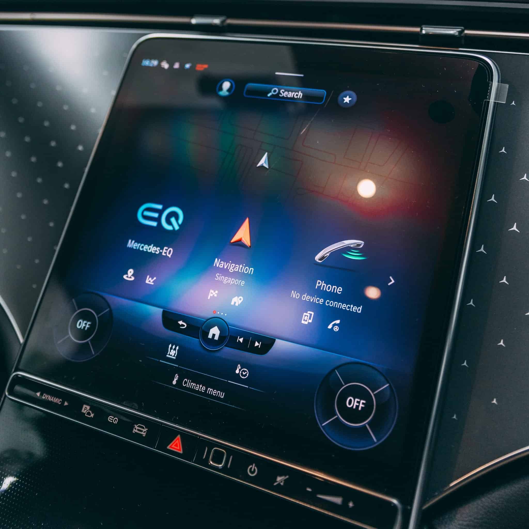 EQS Protection Film Kit | Display Screens - RIKECOOL MERCEDES PPF KITS